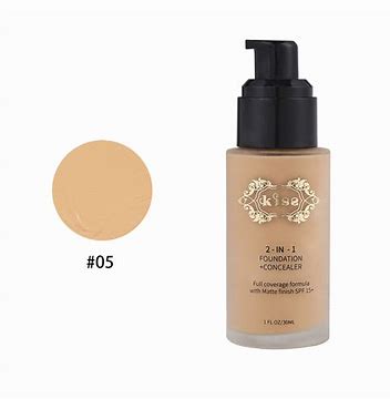 Kiss natural finish liquid foundation. Chestnut. KPLF215 – Marie's ...